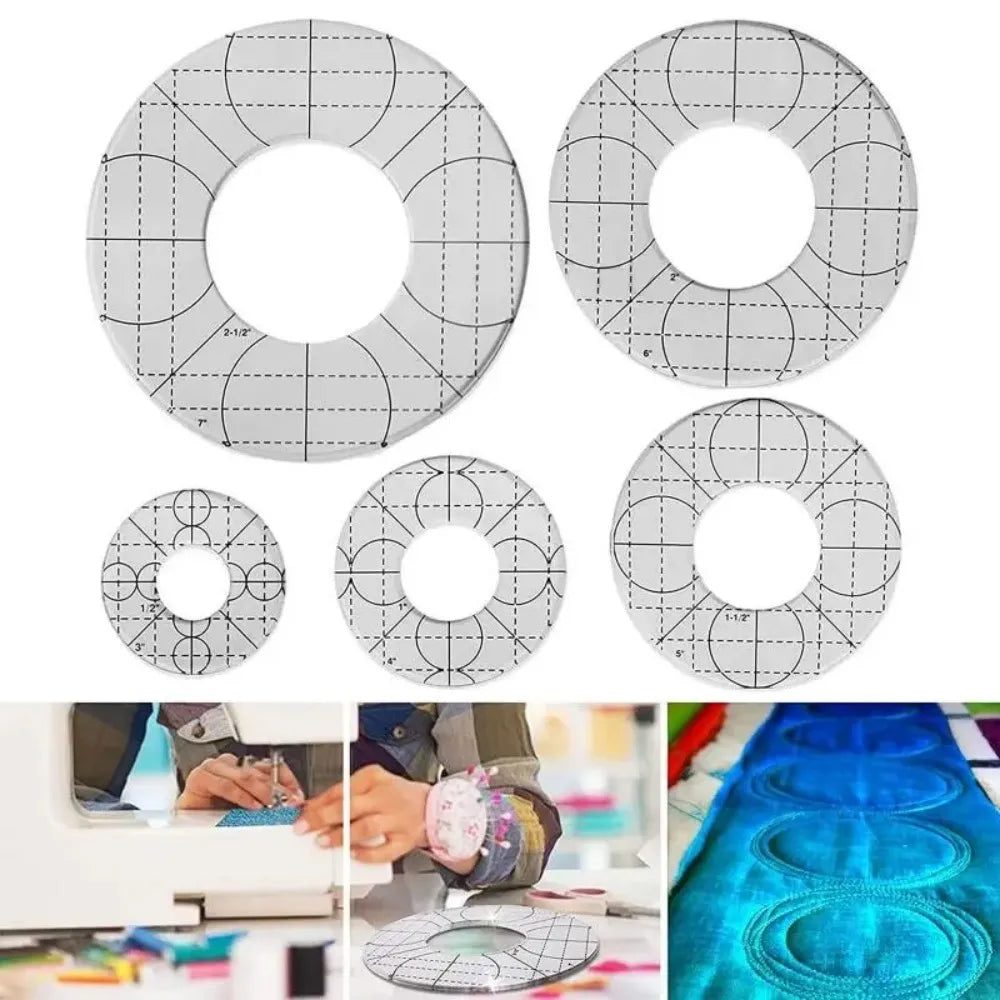 RoundSew – Acrylic Patchwork Ruler Set – Your Craft Store