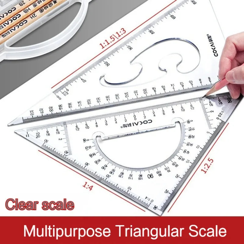 GeoExpert – 2 Piece Triangle Ruler Set – Your Craft Store
